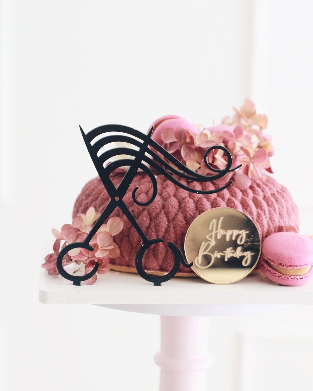 Cake Topper Hairdressing Scissors | Cake Topper for Hairdresser ...