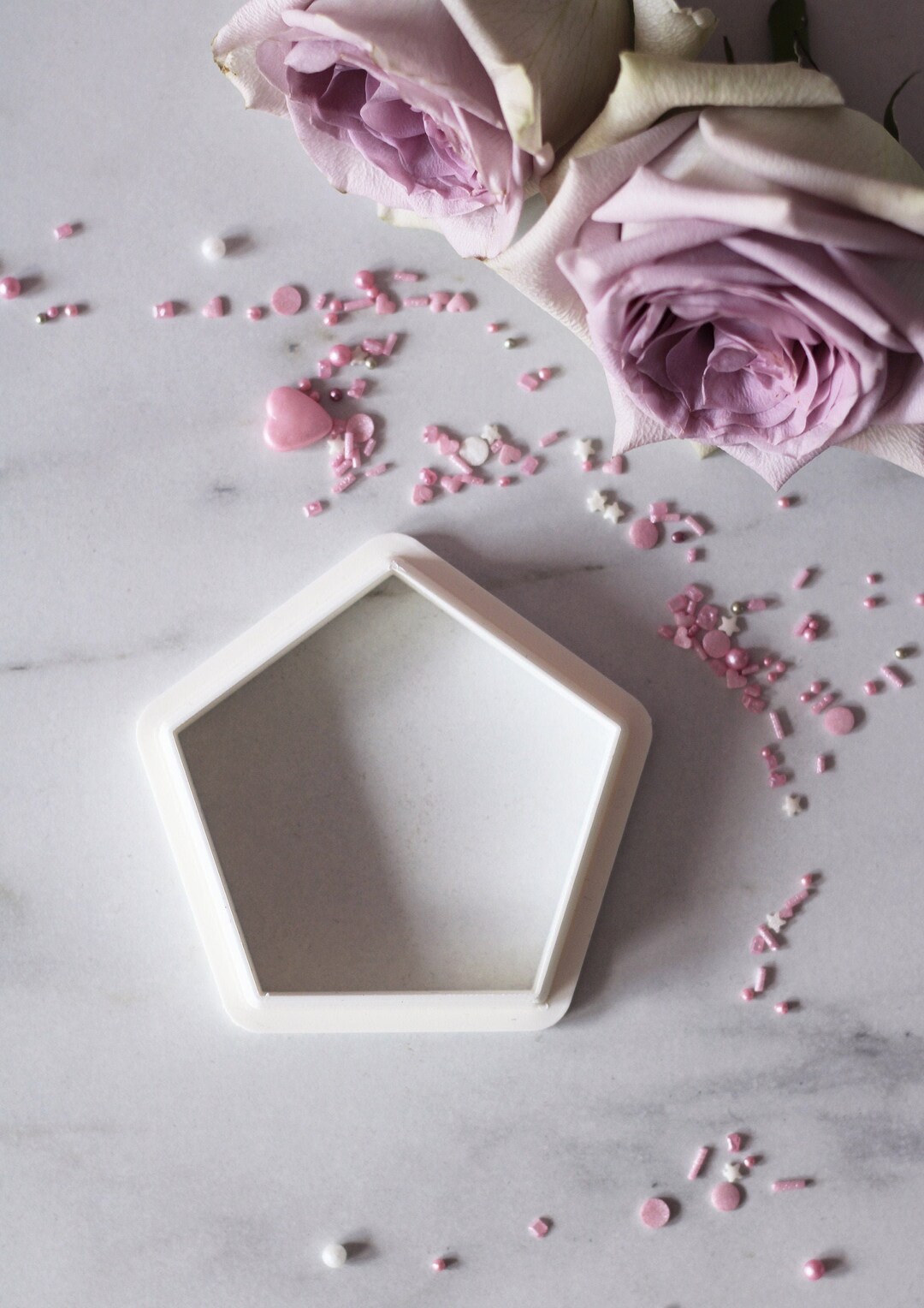 Pentagon Shaped, Cookie Biscuit Cutter, Fondant, Cake Decorating, Icing ...