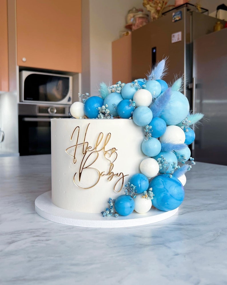 Hello Baby Cake Decor Hello Baby Cake Decoration Hello - Etsy
