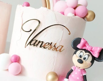 Name and Age Cake Charms Personalised Various Sizes & - Etsy