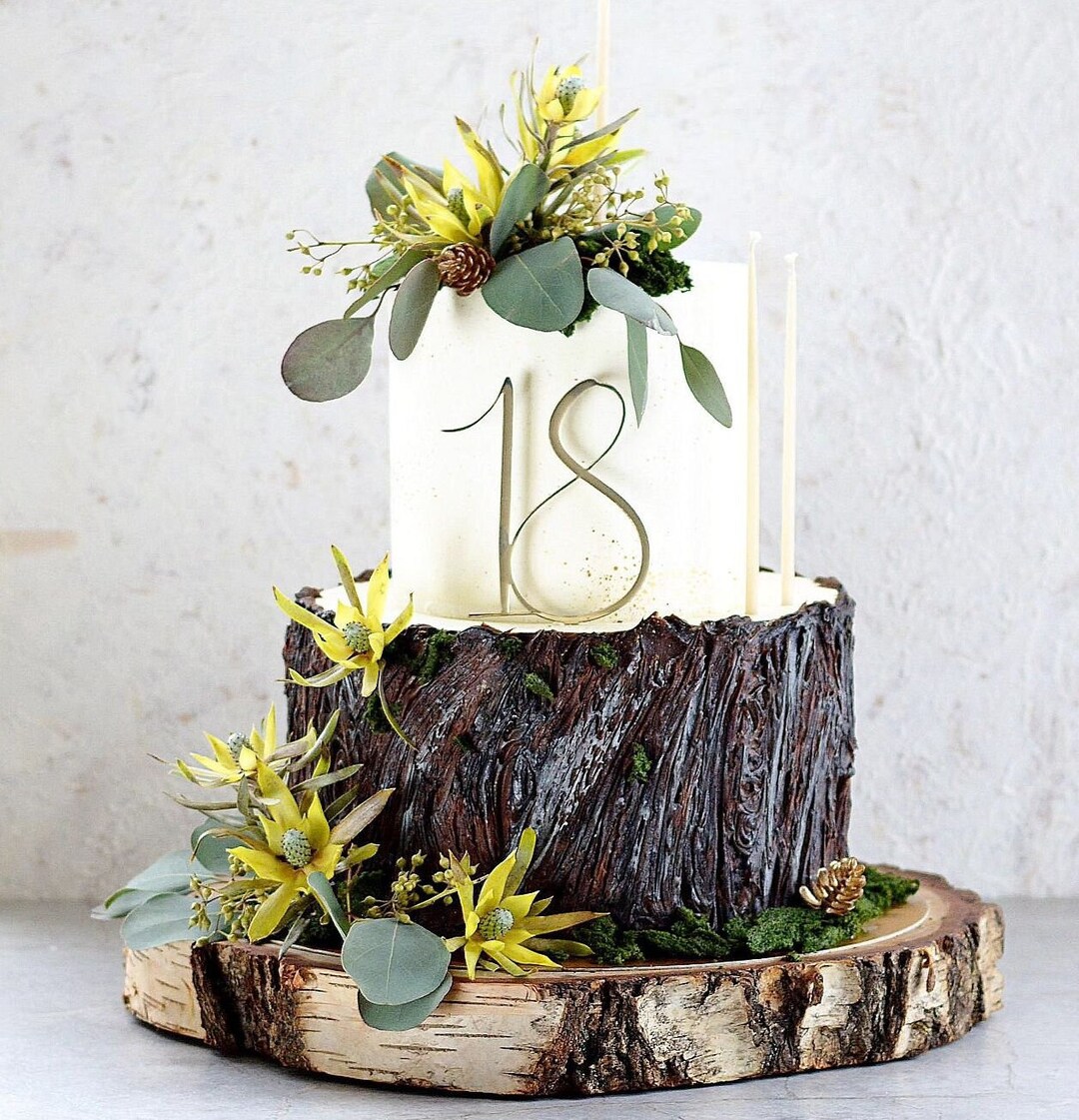 Personalized Cake Topper any Number Artistic Version Cake Topper ...