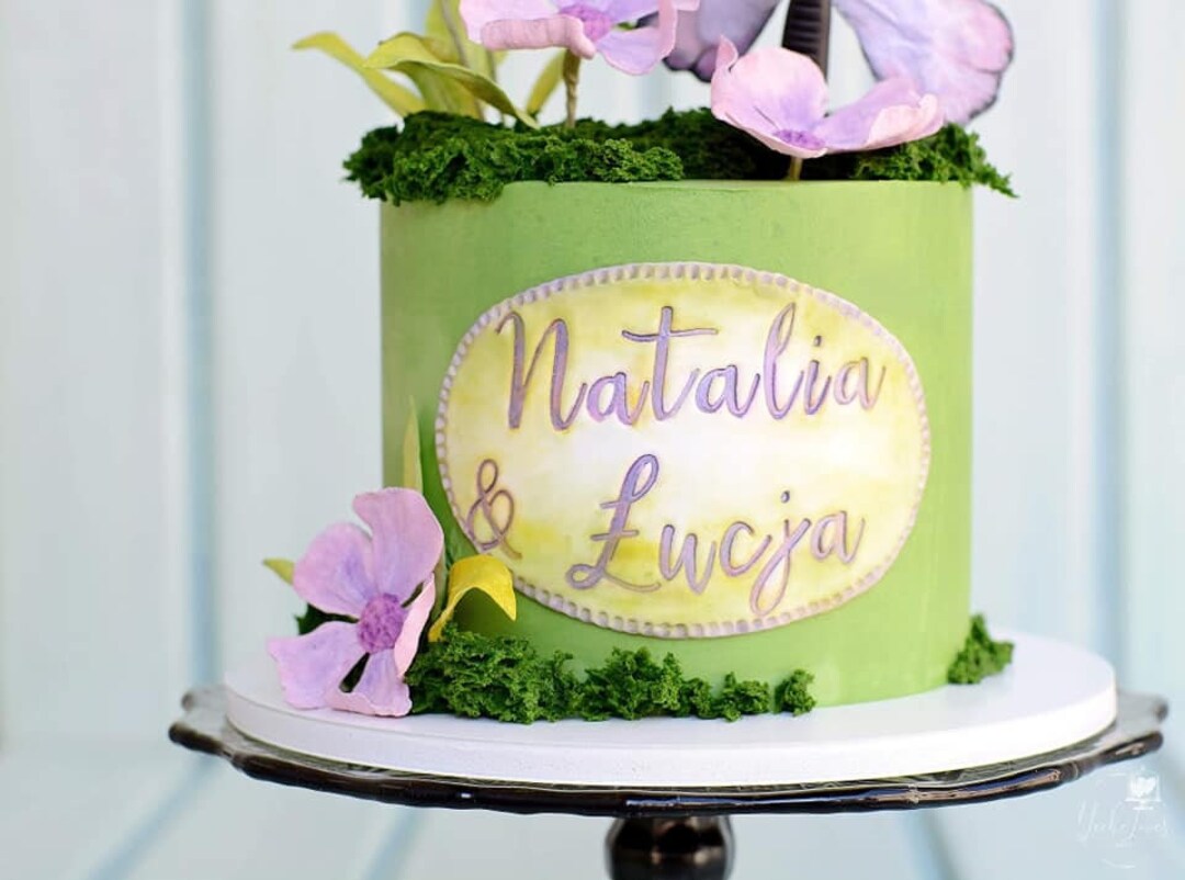 Cake Alphabet Stylish Letters Cake Craft Stencil Number Cake Decorating ...