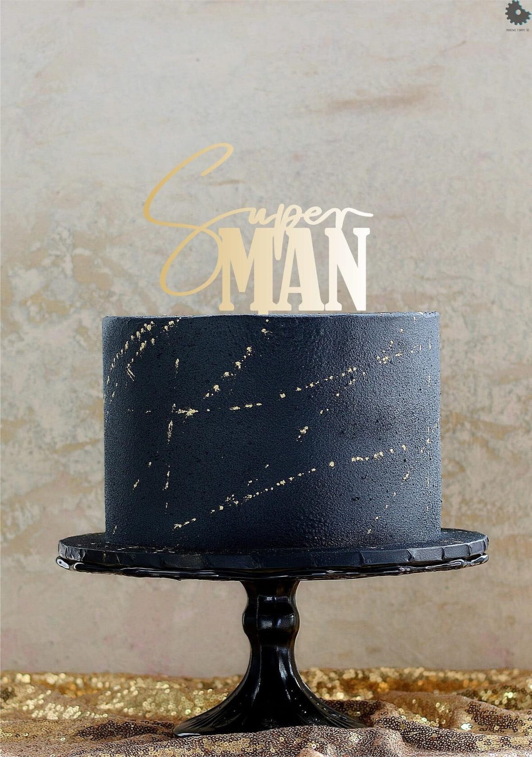 Cake Topper "super Man" | Cake Toppers | Cake Topper for Birthday ...
