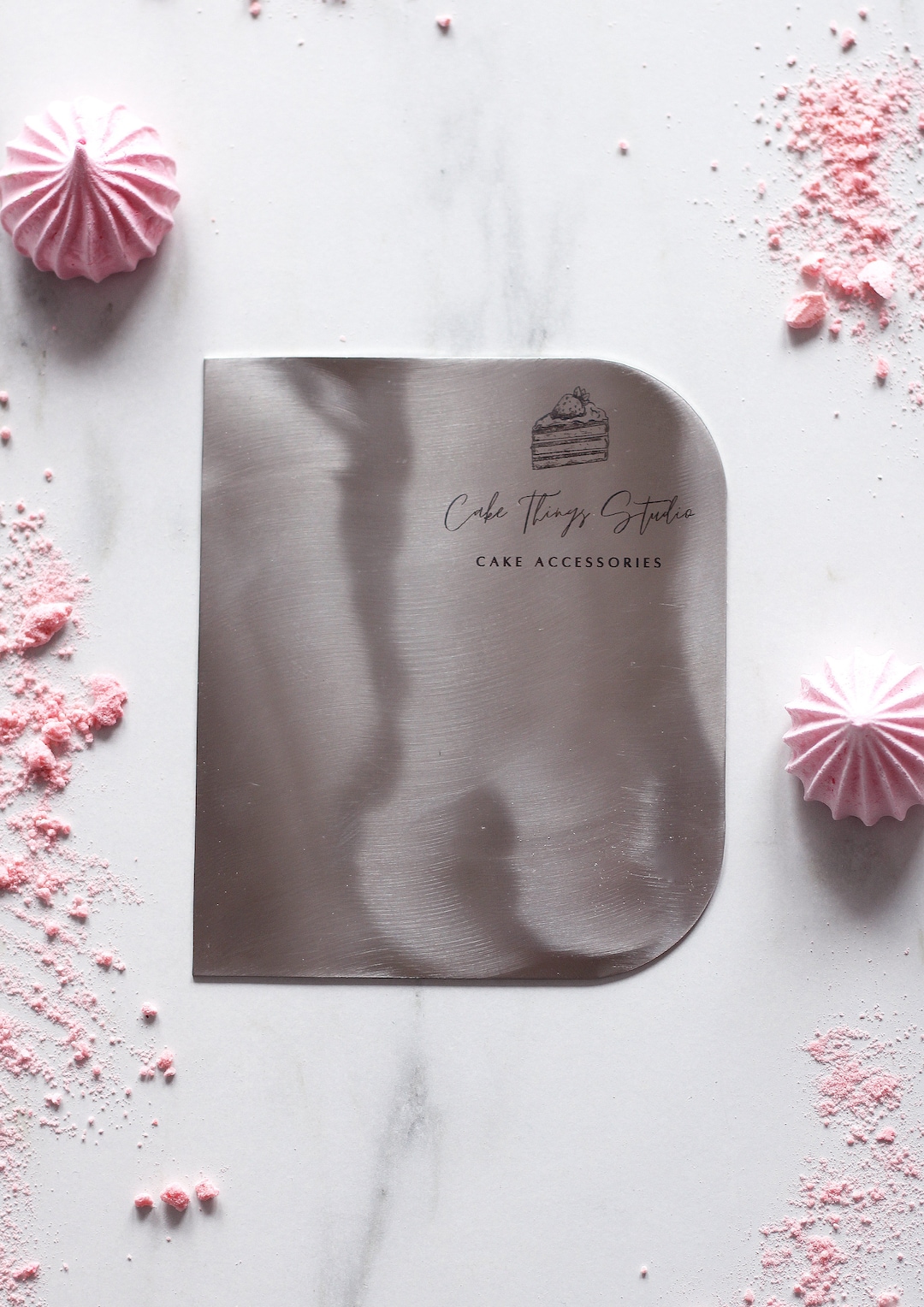 Mini Metal Cake Scraper, Dual Sided Style, Cake Decorating, Baking ...