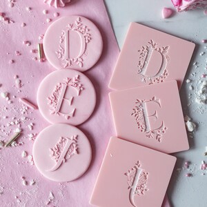 Stylish H Letter Embosser, Cookie Biscuit Stamp, Cake Decorating ...