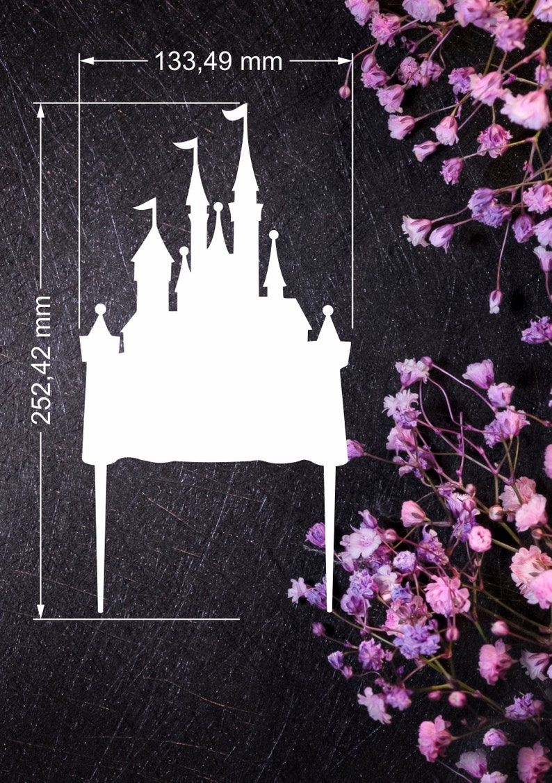 Fairy-tale Castle Topper Castle Topper Castle Caketopper - Etsy