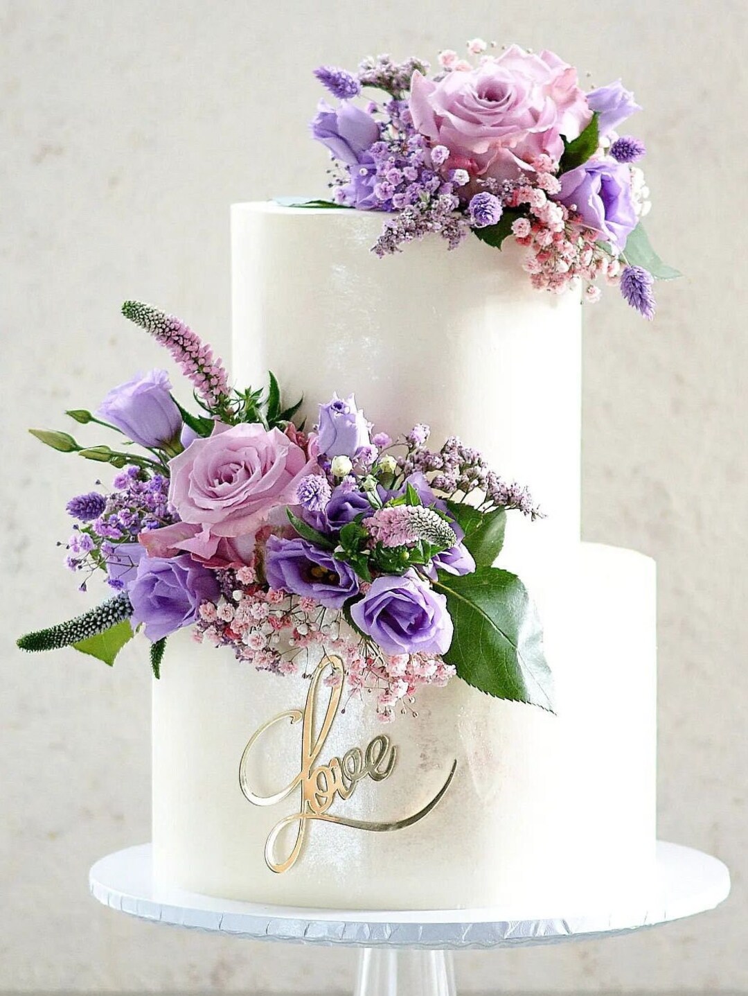 Cake Side Decor "love" Decorative Version | Decor for Side of the Cake ...