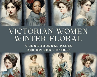 Victorian Women Junk Journal Pages, Victorian Ladies for Junk ...