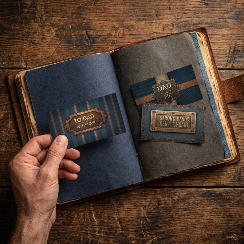 Dad Journal Phrases, Father's Day Junk Journal Words, Masculine Words ...