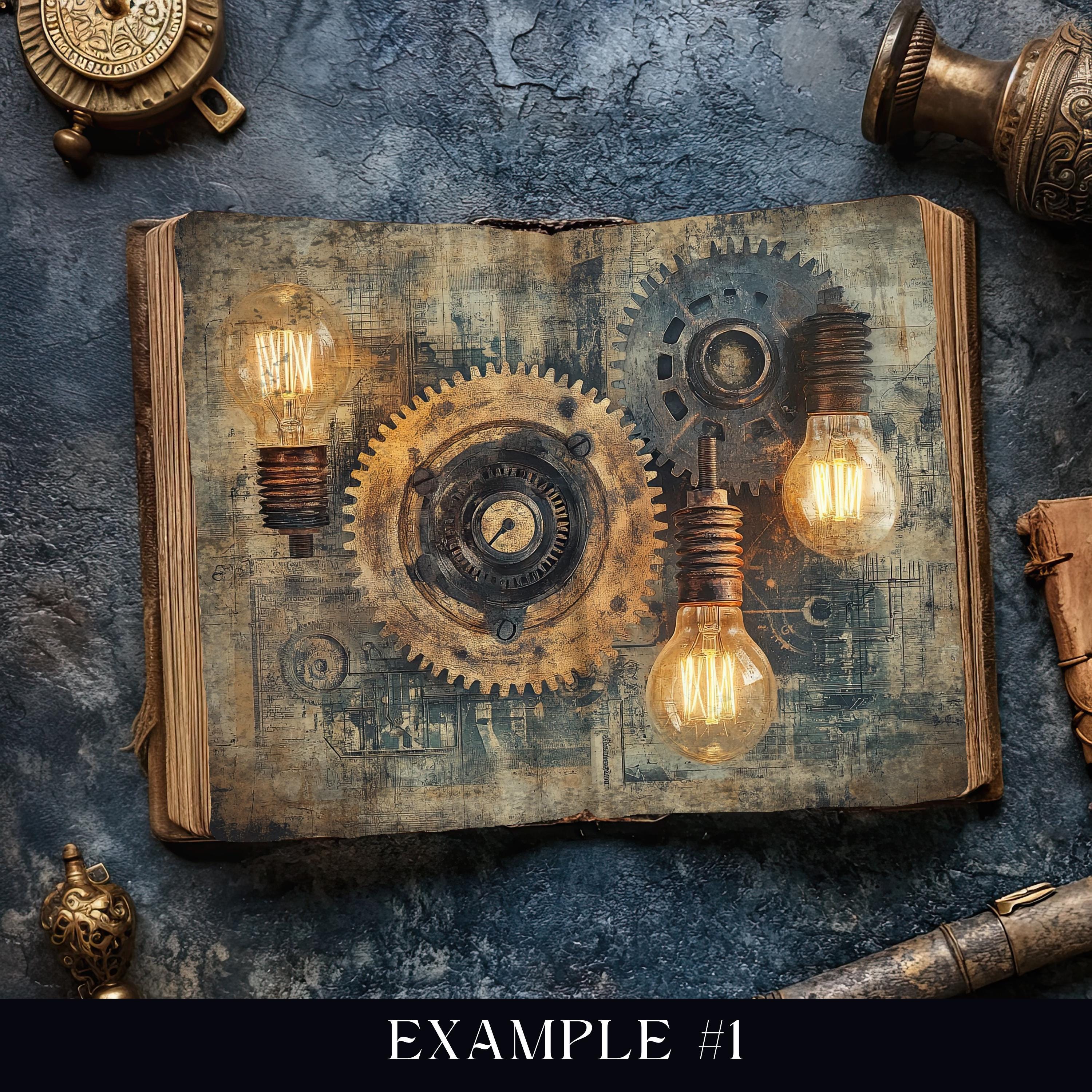 Steampunk Junk Journal Pages, Junk Journal Kit, Printable Journal ...