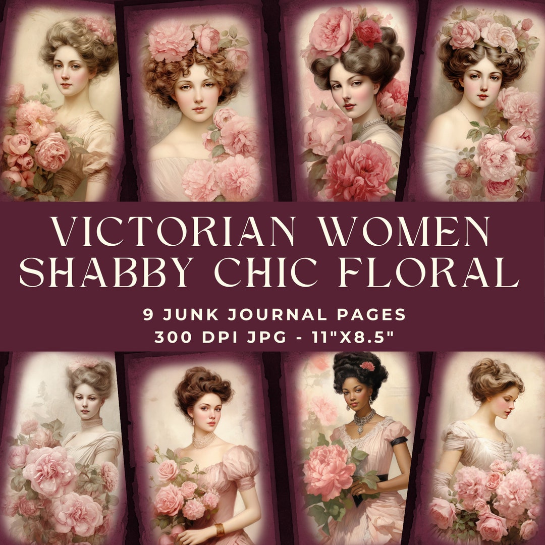 Victorian Women Junk Journal Pages, Victorian Ladies for Junk ...