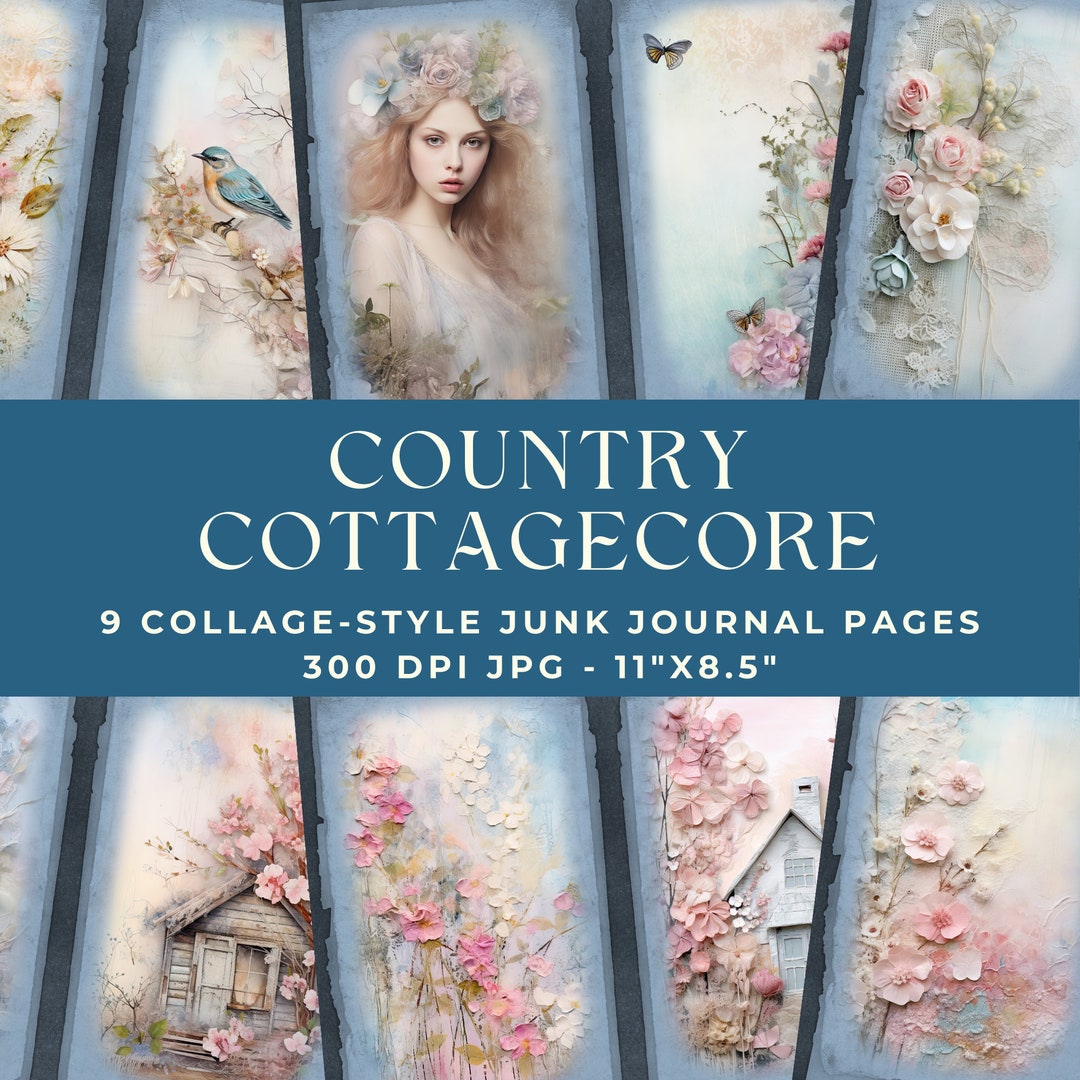 Cottagecore Junk Journal Printable, Junk Journal Digital Cottagecore ...