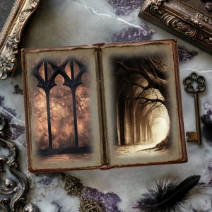 Gothic Junk Journal Page, Gothic Background, Gothic Backdrop, Printable ...