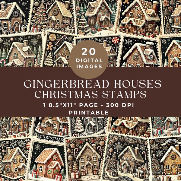 Gingerbread Stamp - Etsy