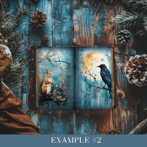 Forest Animals Junk Journal Pages, Woodland Animals Digital Paper ...