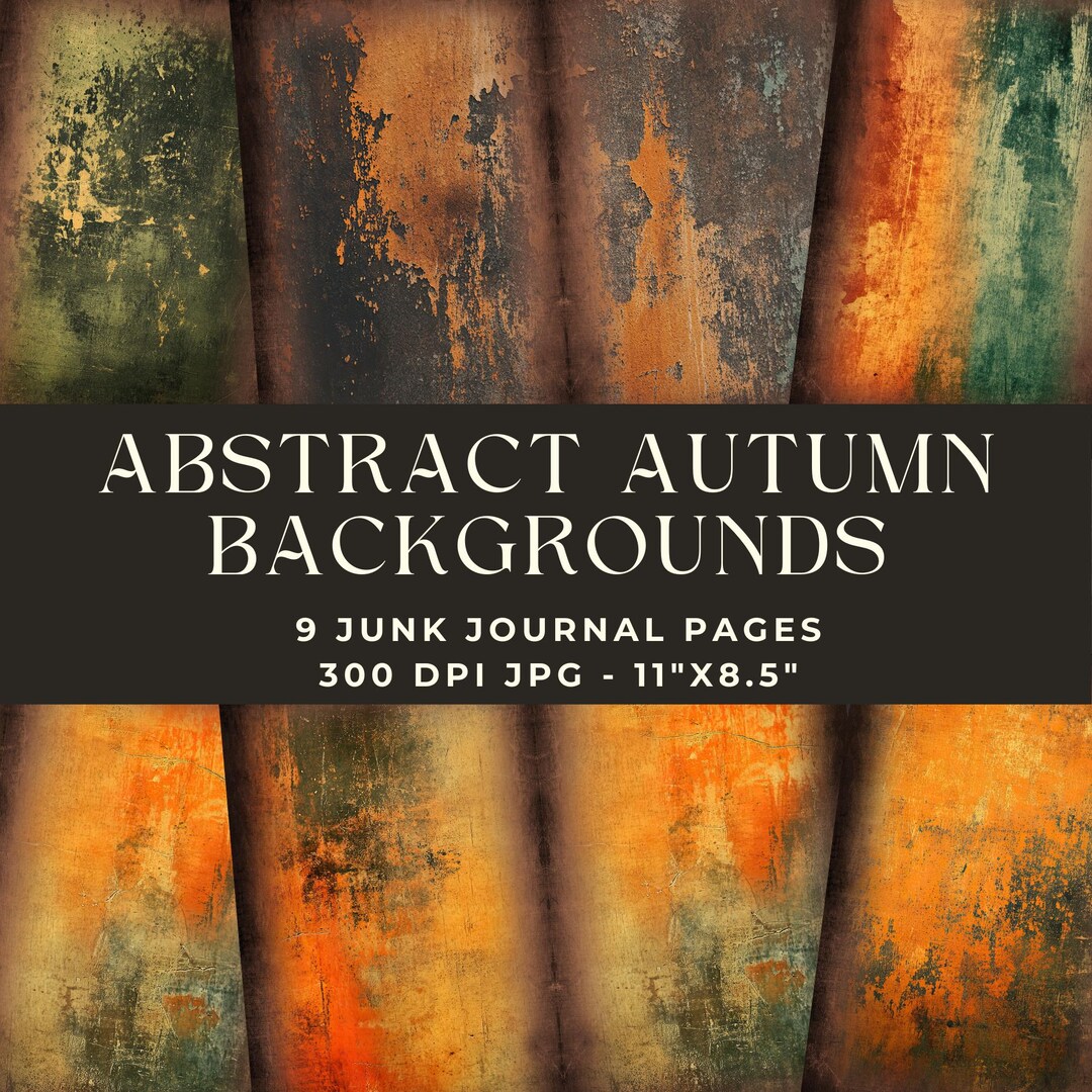 Autumn Backgrounds Junk Journal Page, Background Papers, Junk Journal ...