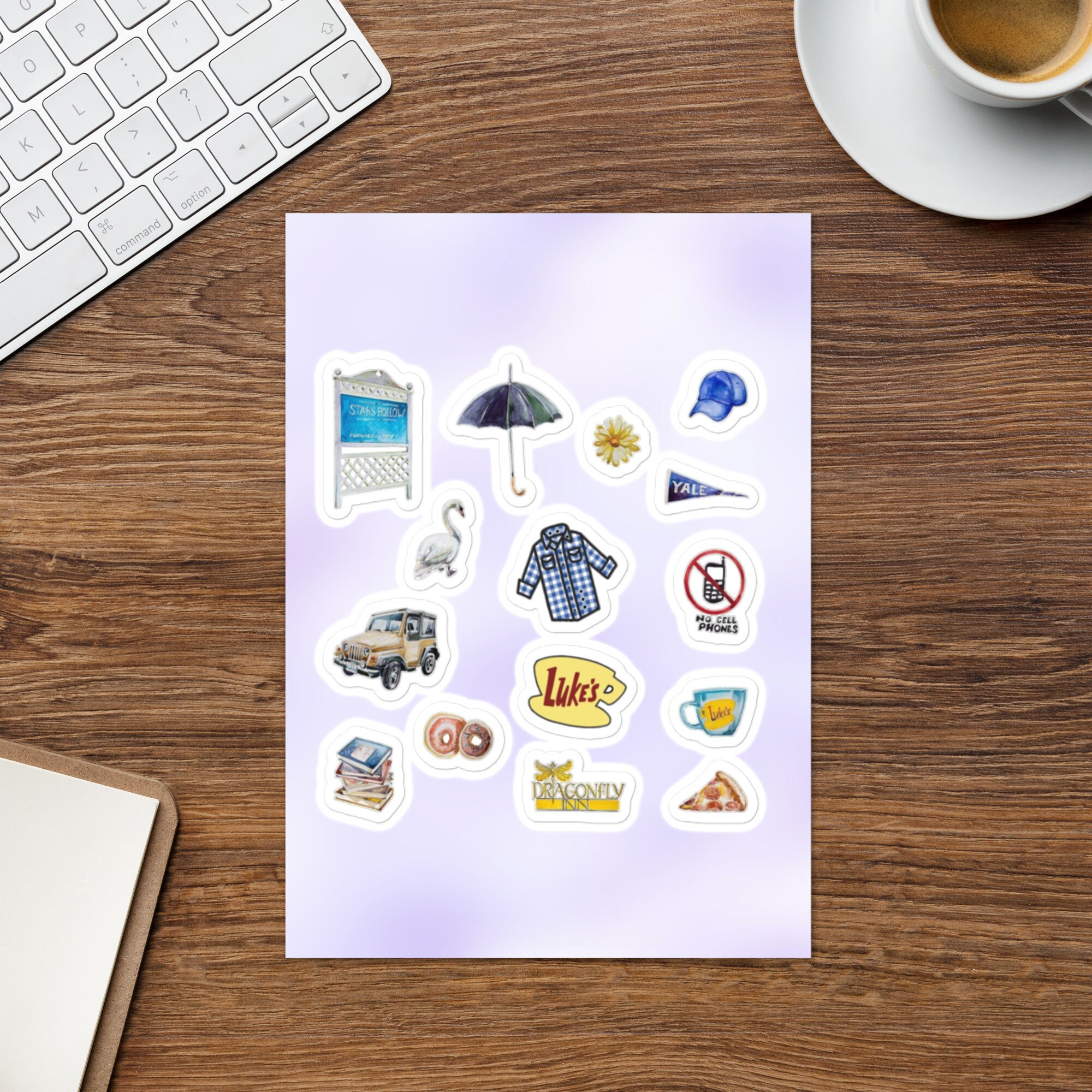 Gilmore Girls Sticker Sheet - Etsy