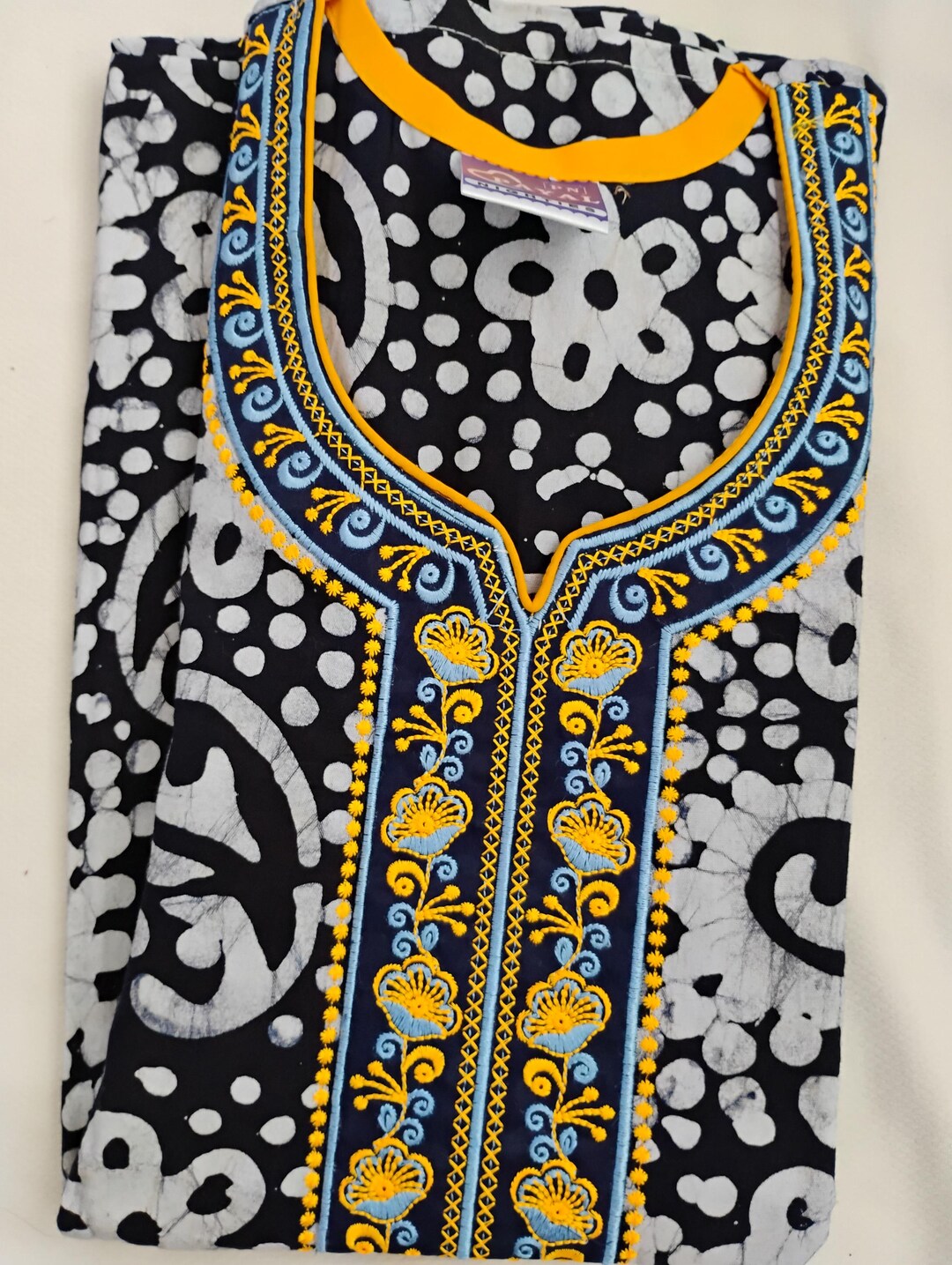 New Cotton Batik Print Nighty Indian/sleep Wear Bust 48 Additional ...