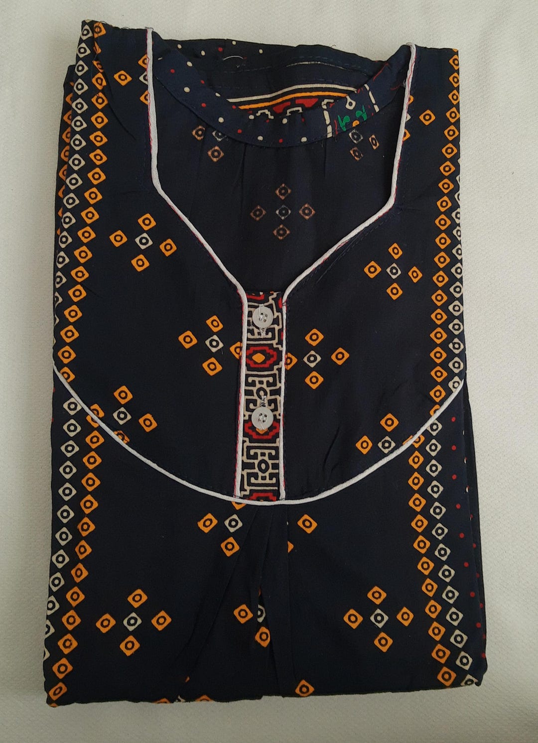 Cotton Printed Attractive Night Gown / Indian Nighty/ Sleepwear ...