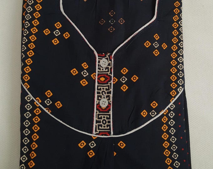 Cotton Printed Attractive Night Gown / Indian Nighty/ Sleepwear ...