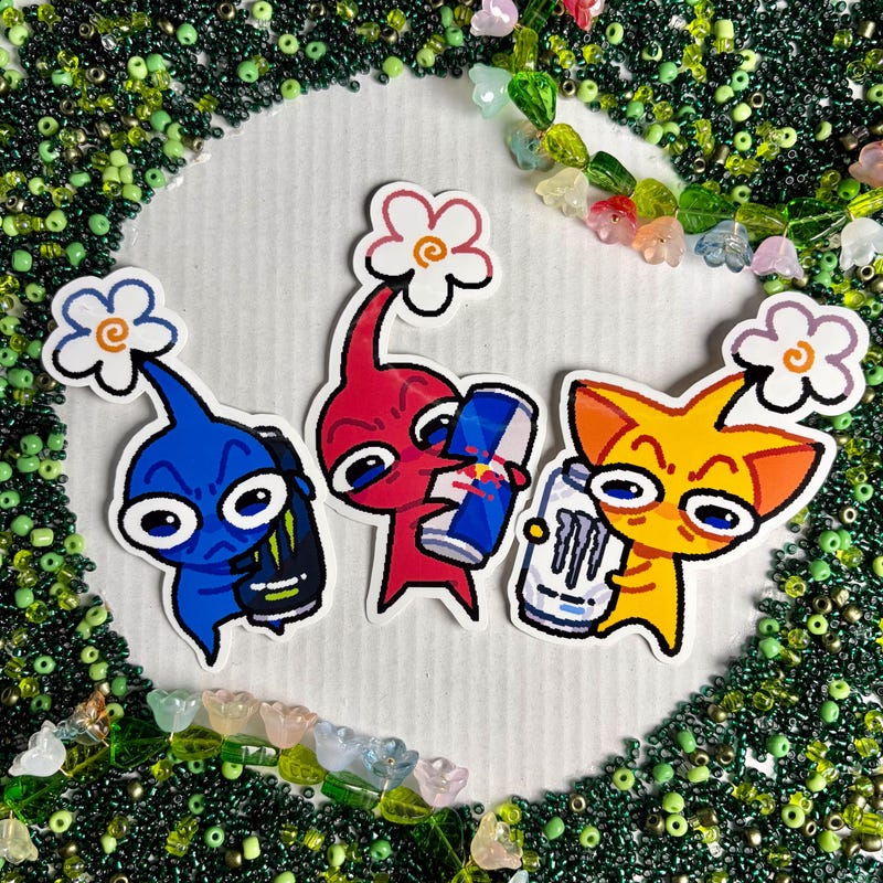 Cute Energy Drink Sticker - Etsy