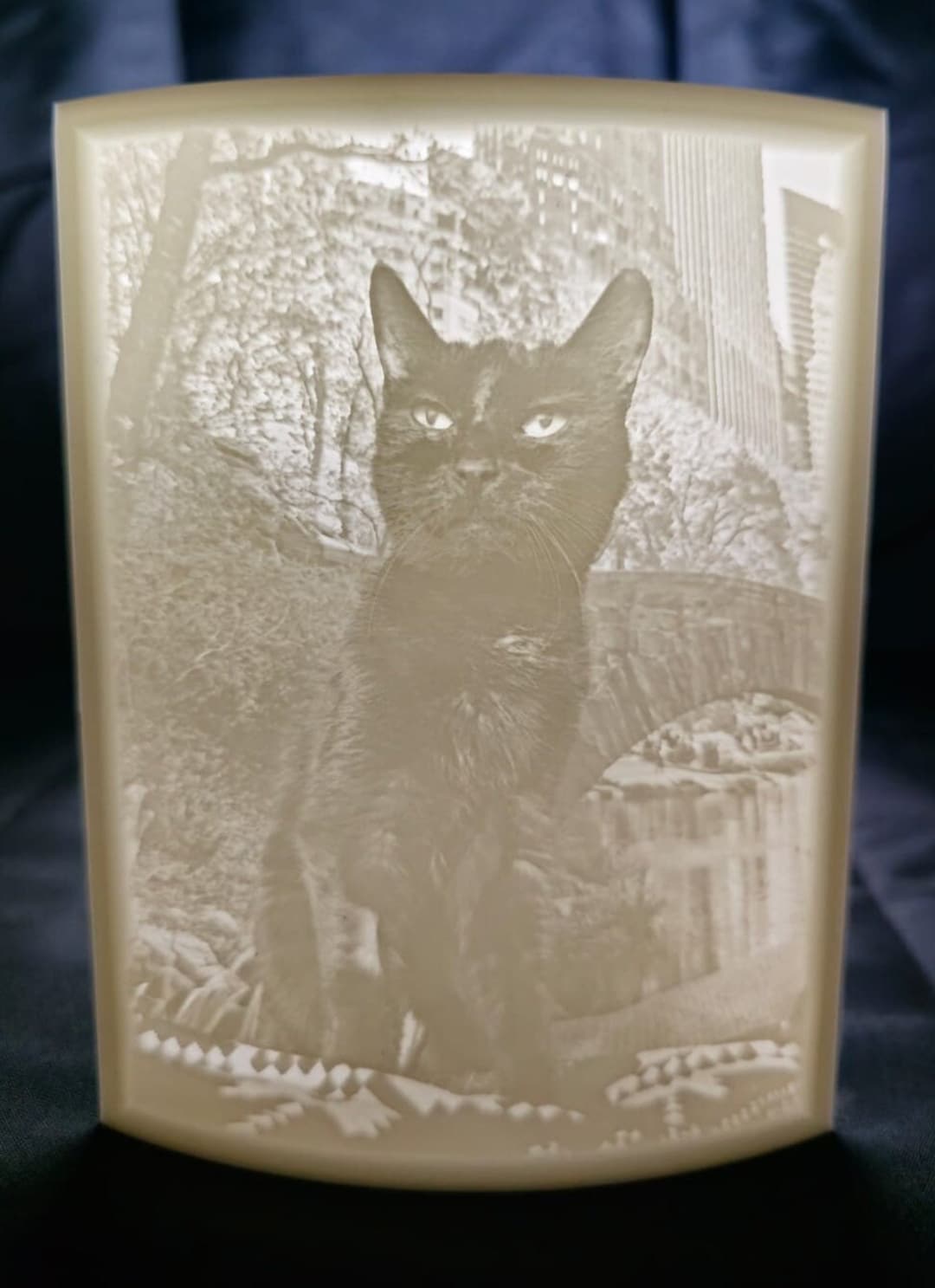Personalised Lithophane portrait - Etsy