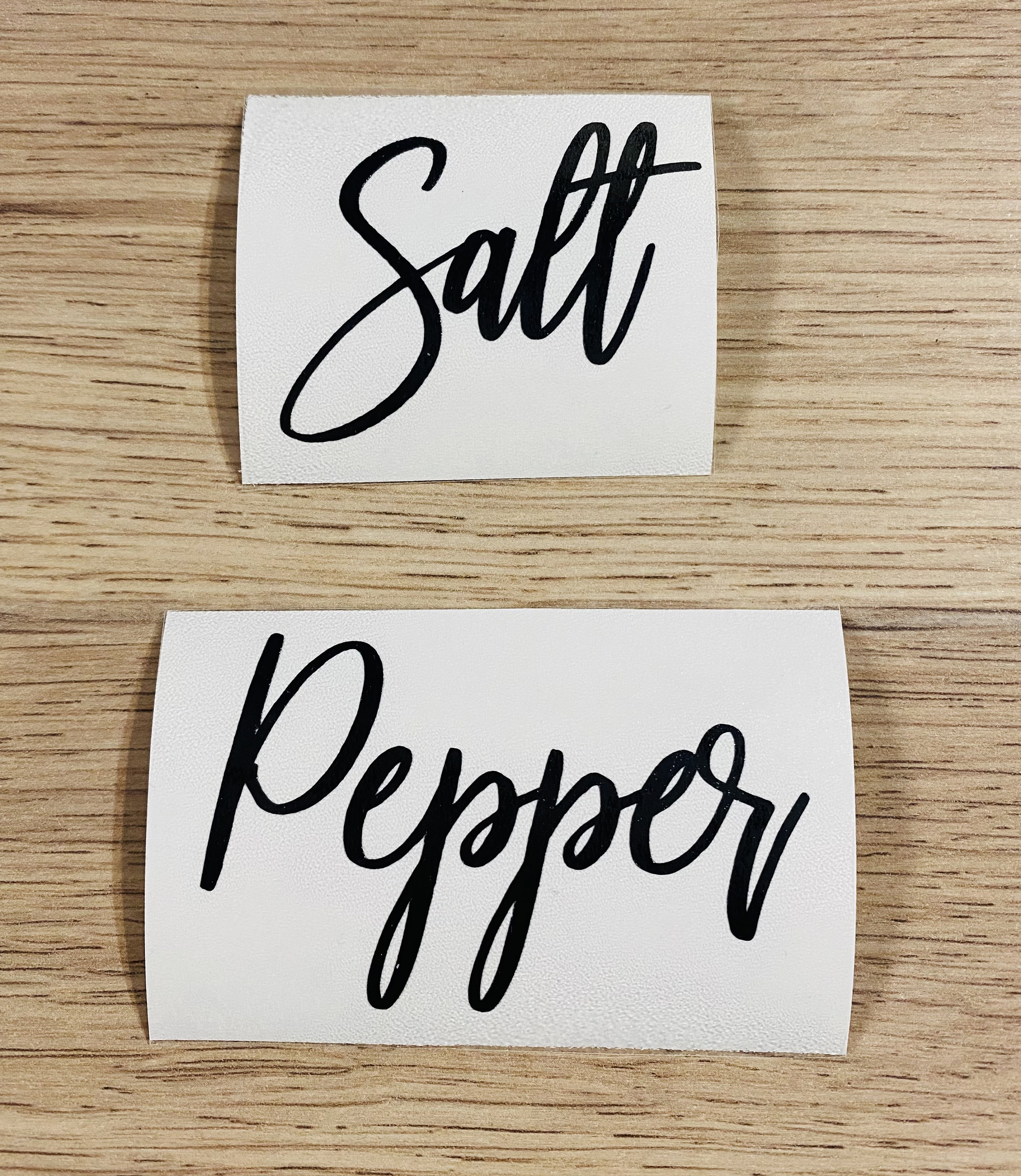 Salt and Pepper Labels - Etsy