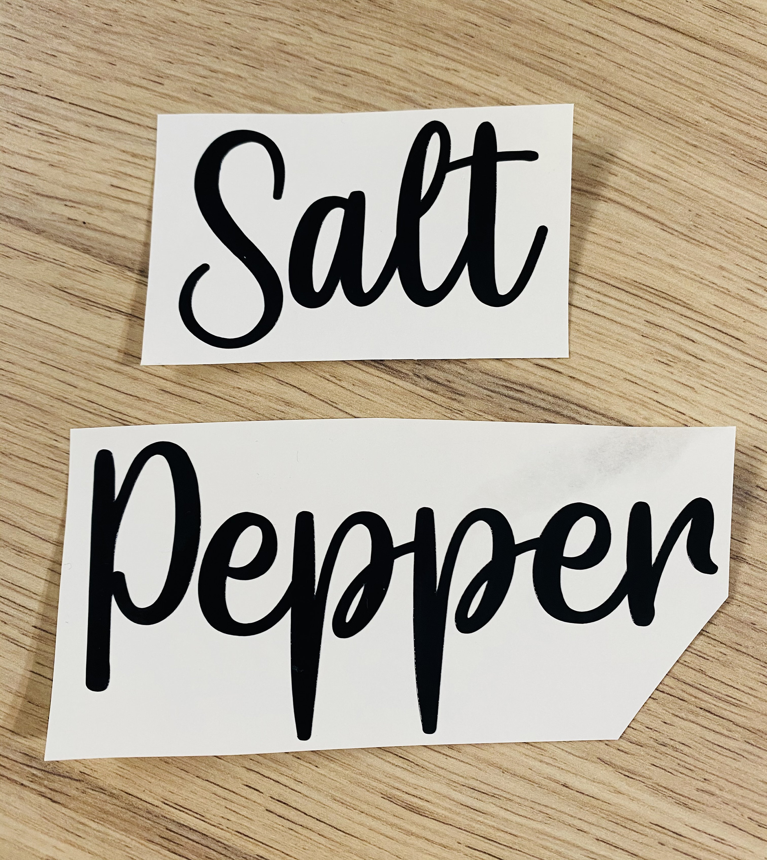 Salt and Pepper Labels - Etsy