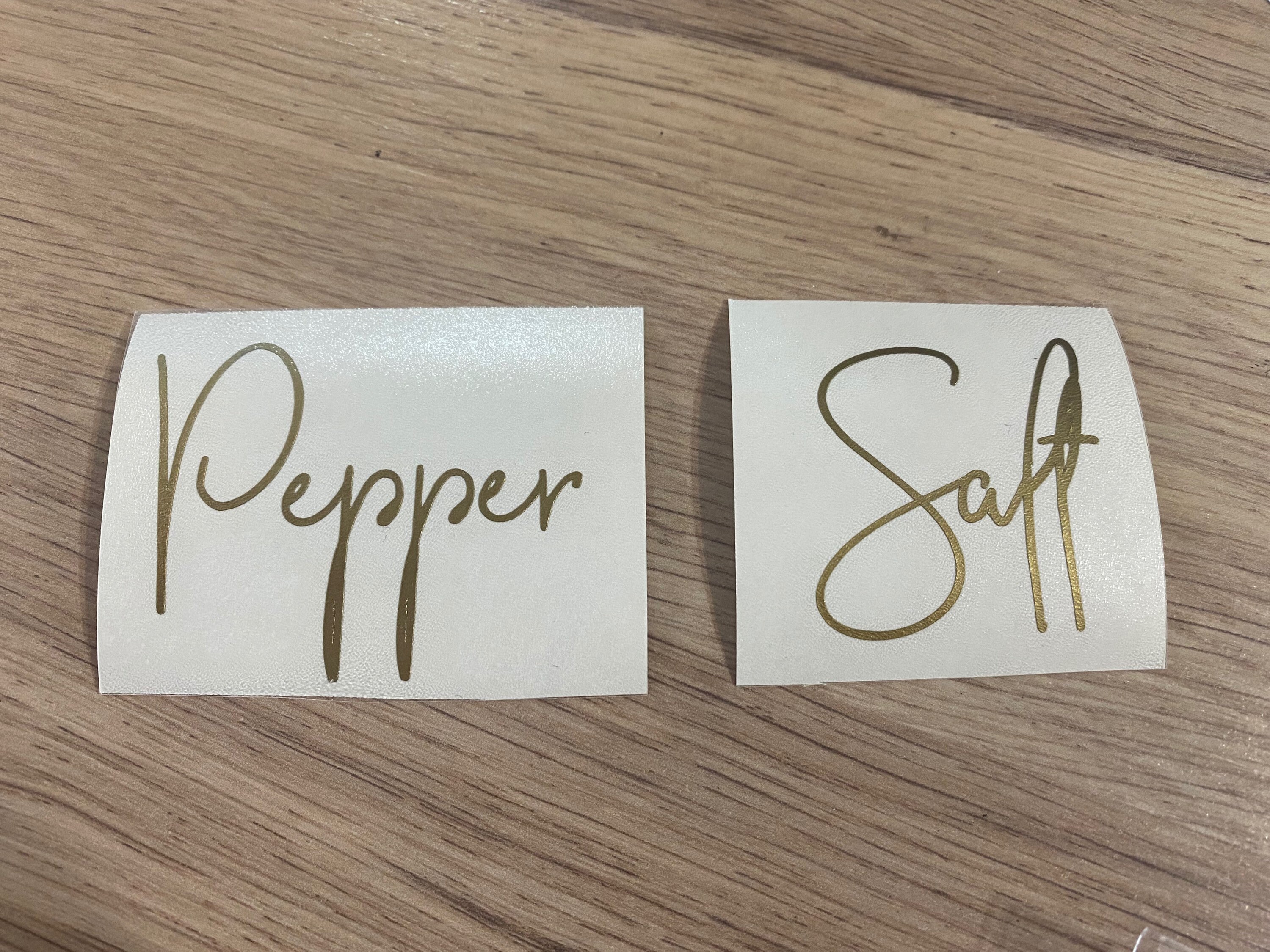 Salt and Pepper Labels - Etsy
