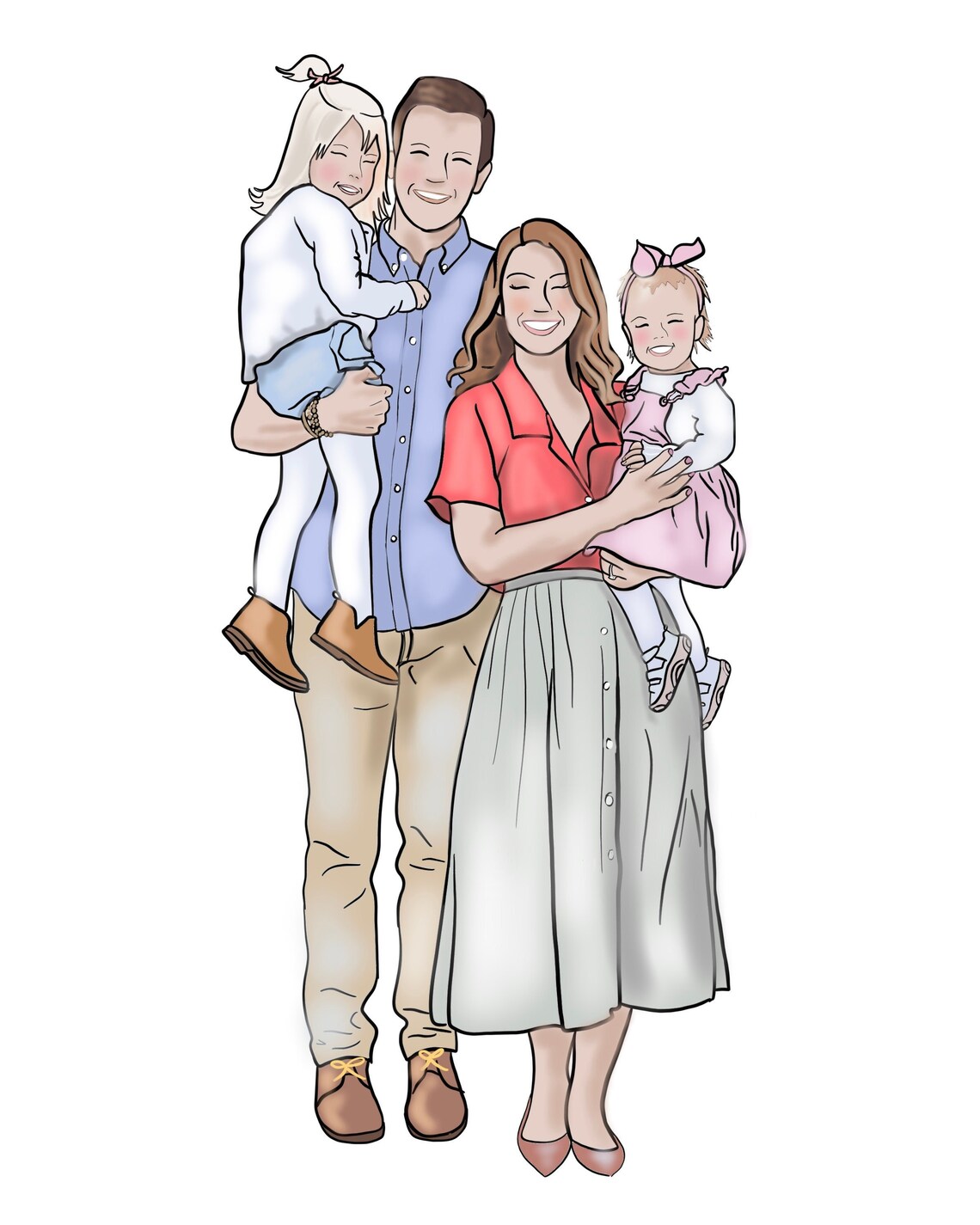 Custom Digital Portraits, Personalized Photo, Photo Illustration ...