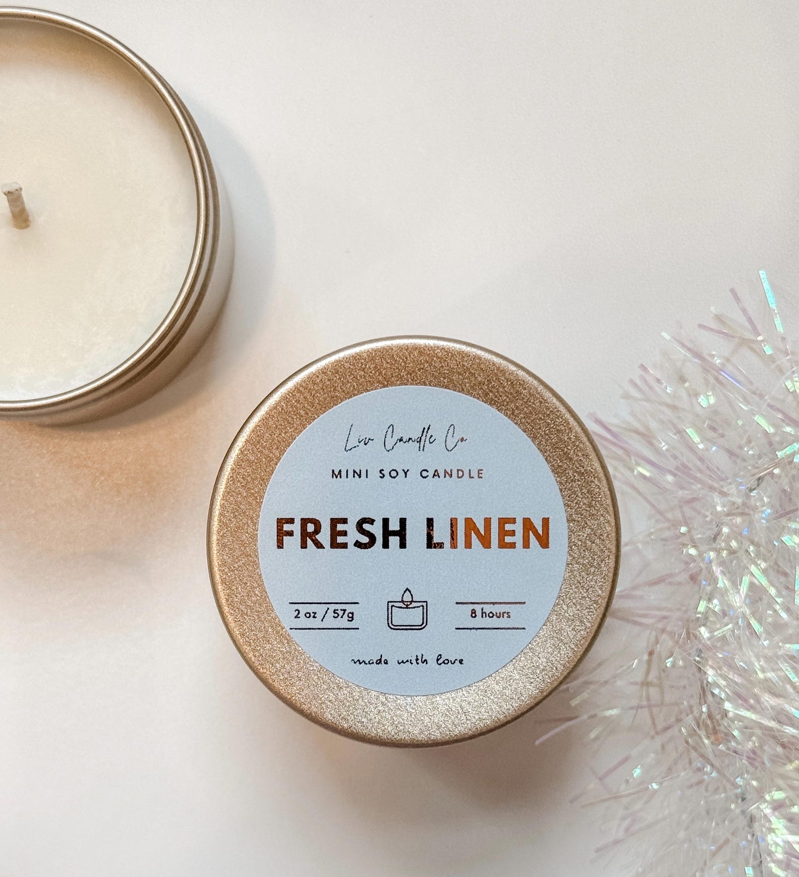 Mini Candles in Tin | 2 Oz Tin Candle | Bathroom Candle | Candles ...