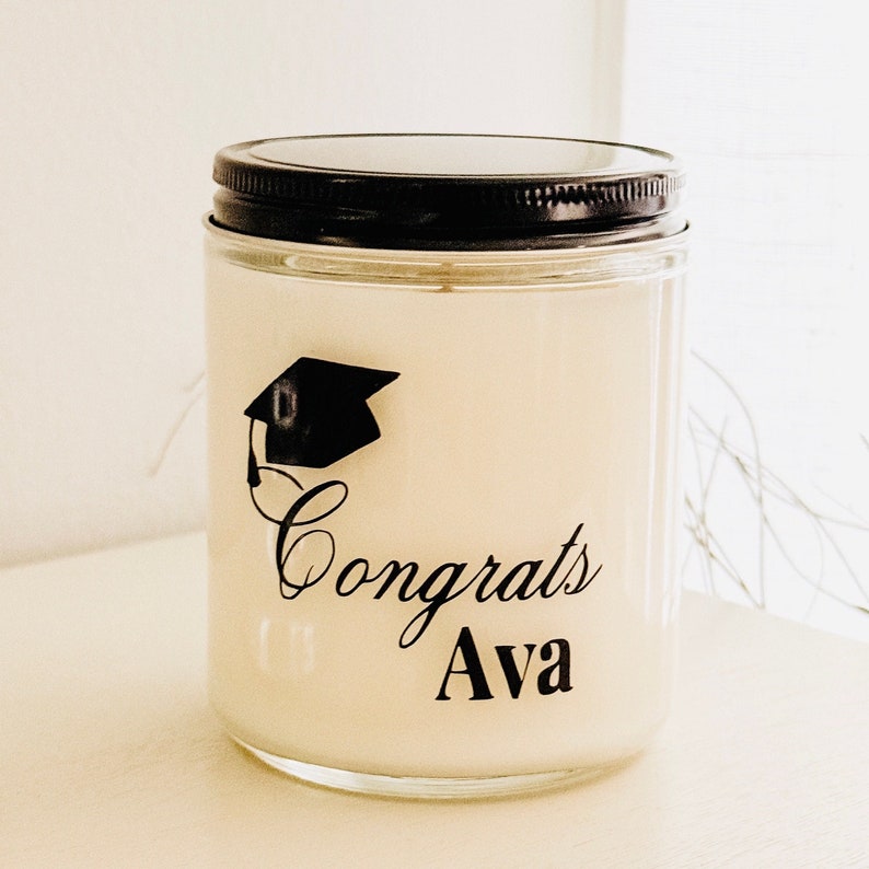 Graduation Candle With Name | Cute Graduation Gift for Friend ...