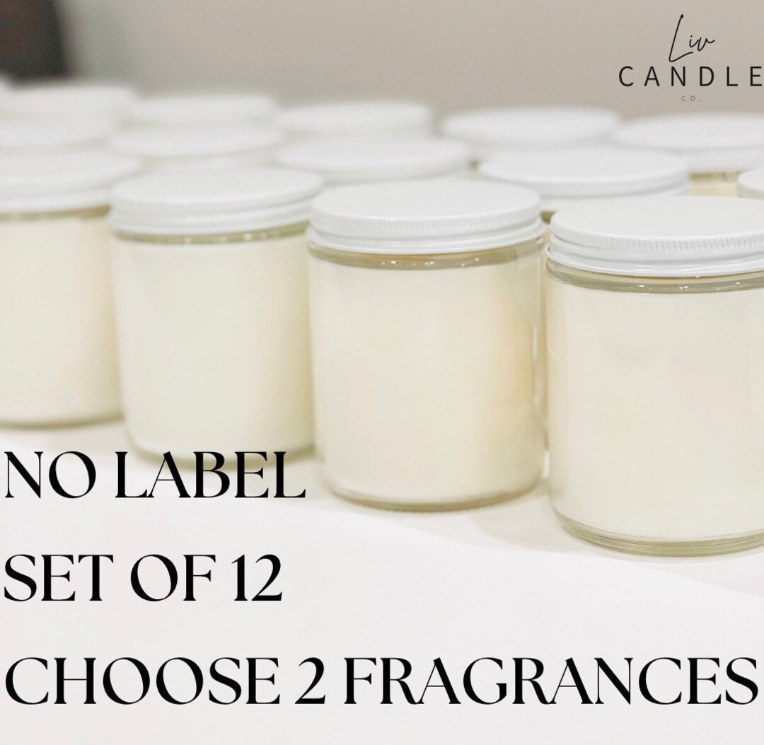 No Label Bulk Candles | Private Label Candles | Wholesale Candles Set ...