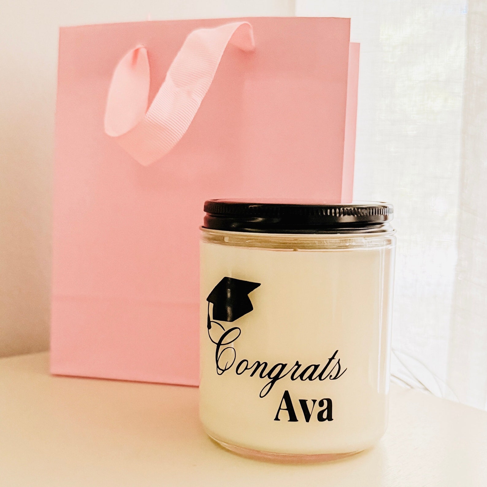 Graduation Gift Personalized Graduation Candle With Name Cute ...