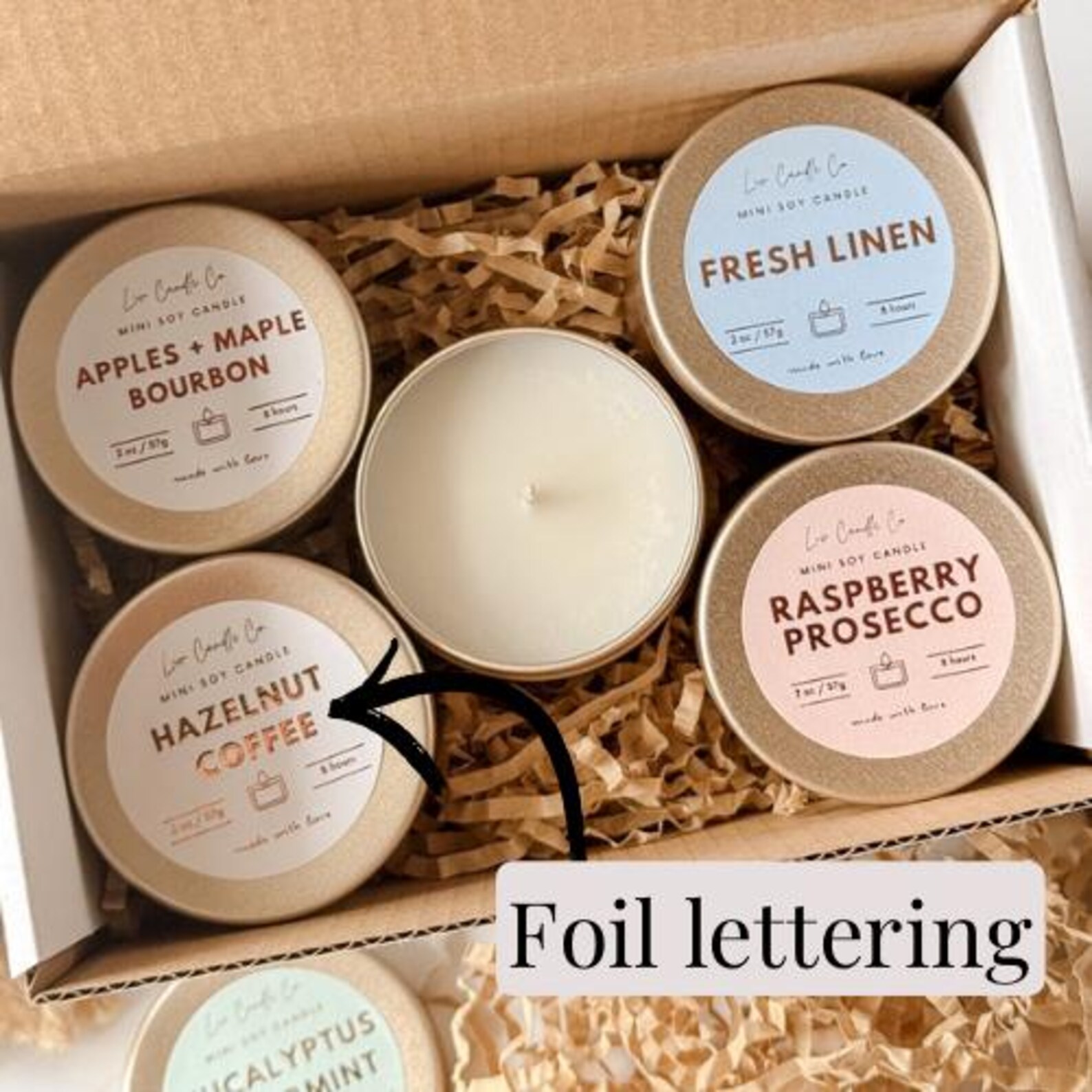 Mini Candles in Tin | 2 Oz Tin Candle | Bathroom Candle | Candles ...