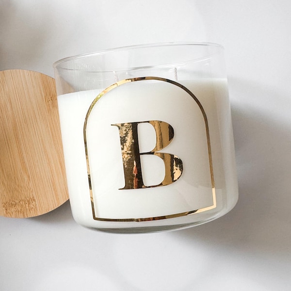 Monogram Candle - Etsy