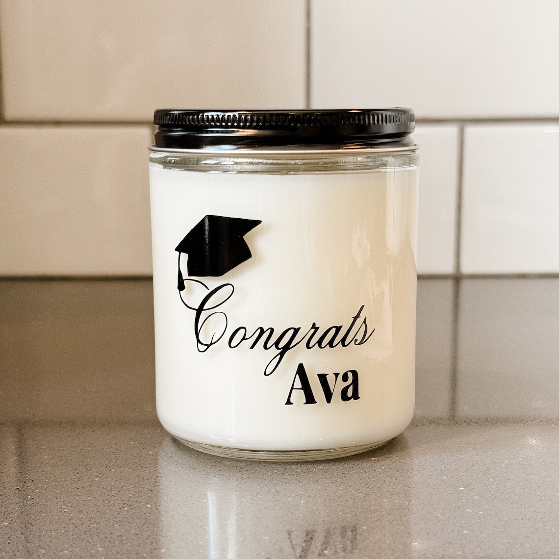 Graduation Gift Personalized Graduation Candle With Name Cute ...