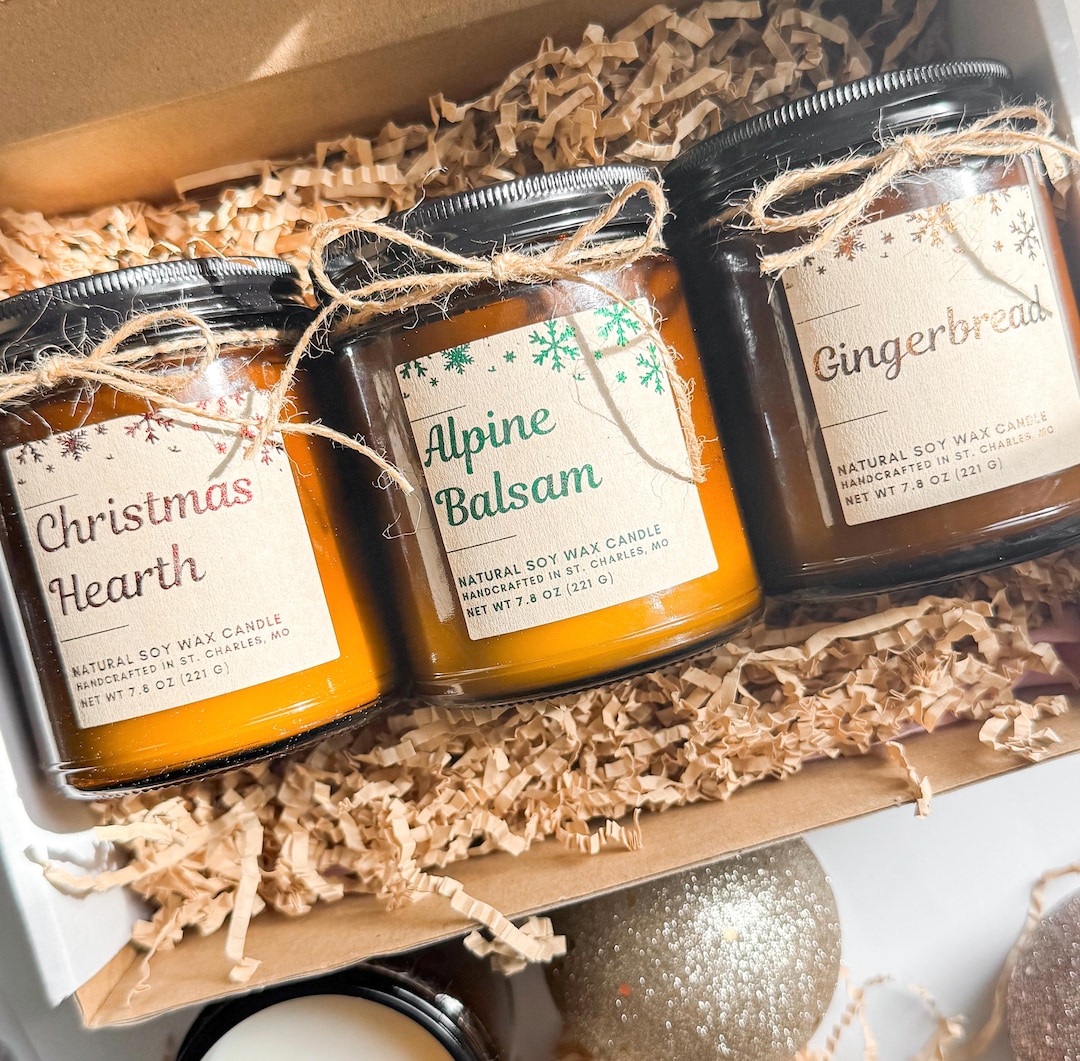 Christmas Candles | Holiday Candle Sample Pack | Holiday Fragrances in ...