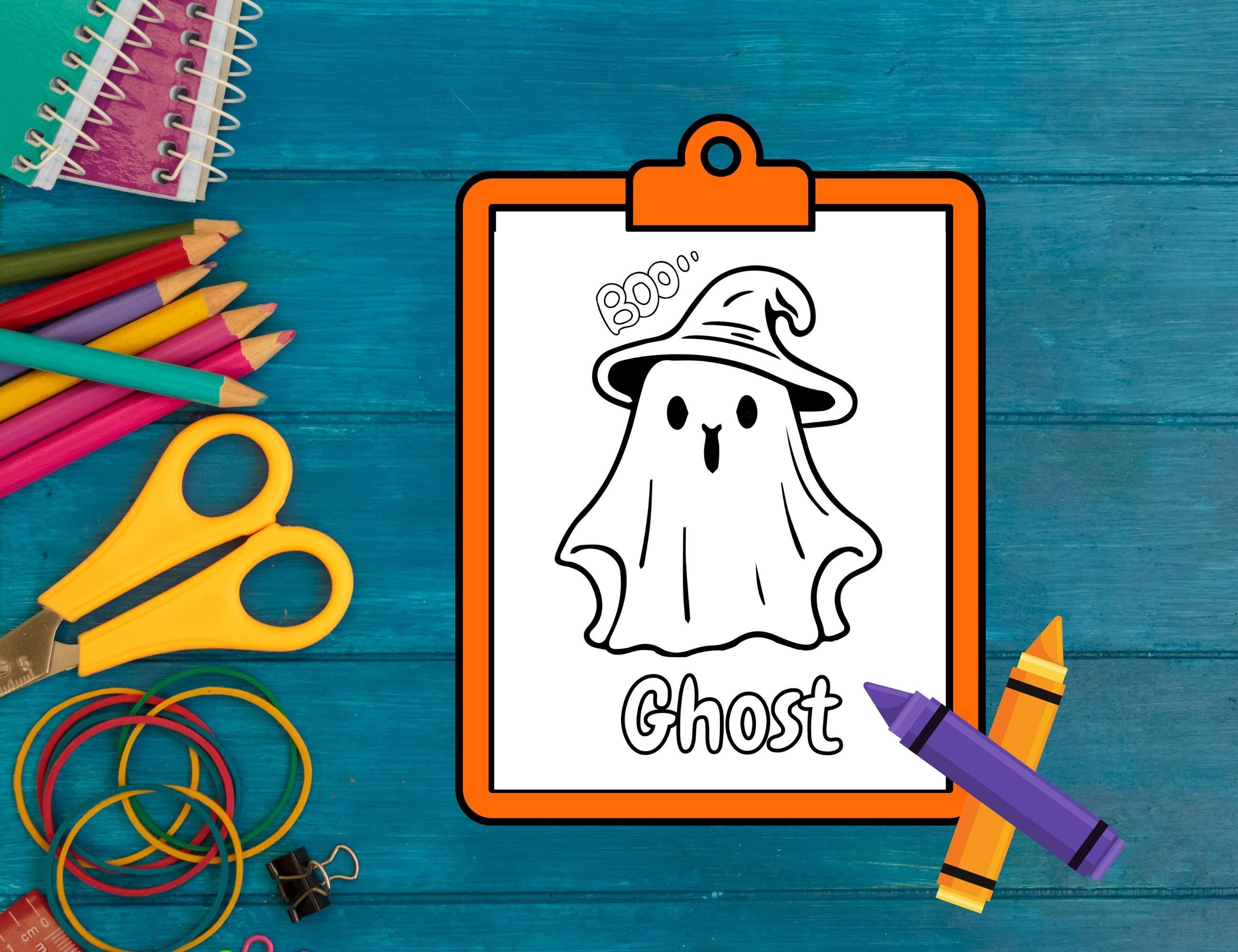 Halloween Coloring Pages Halloween Activity Printable - Etsy