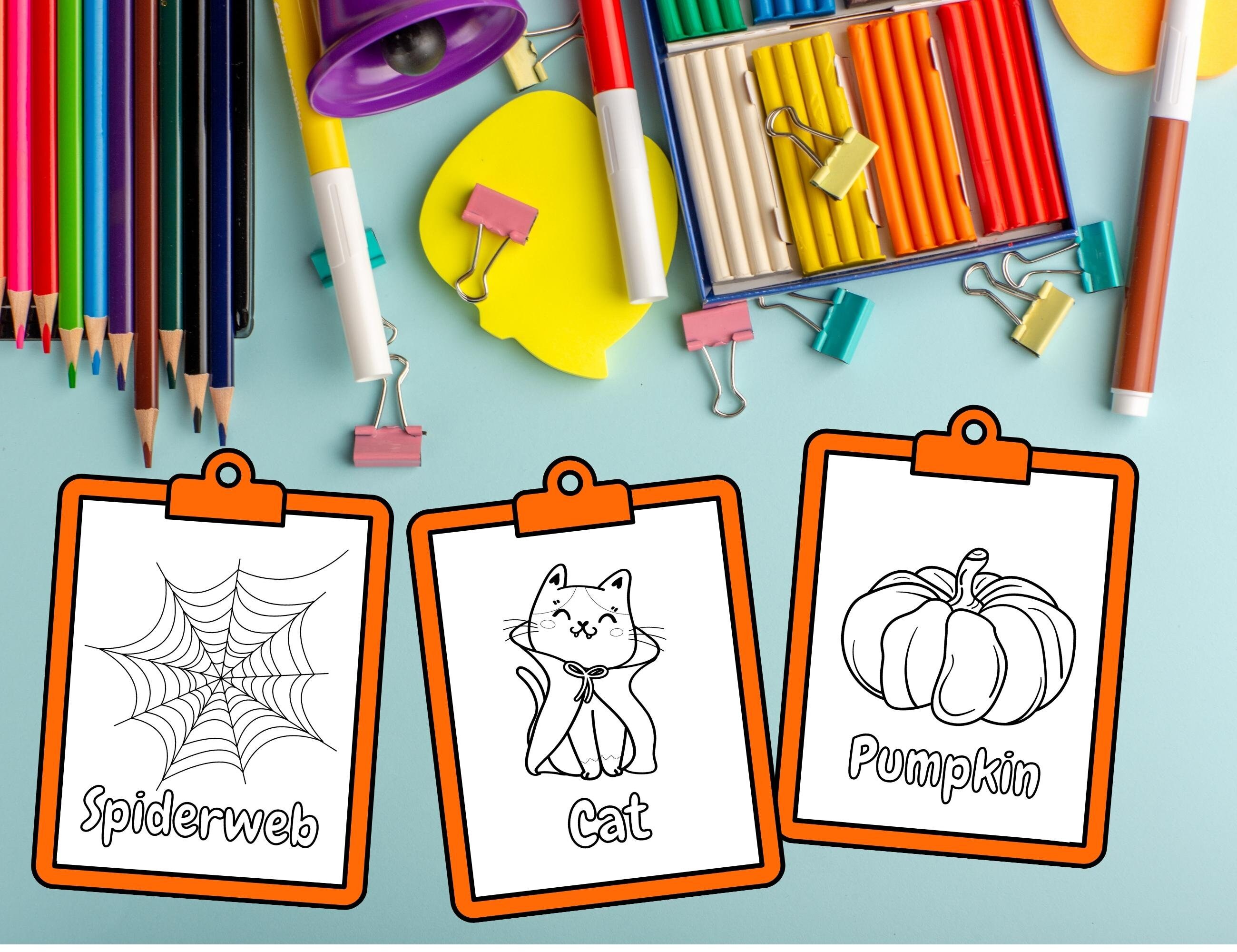 Halloween Coloring Pages, Halloween Activity , Printable Coloring Pages ...
