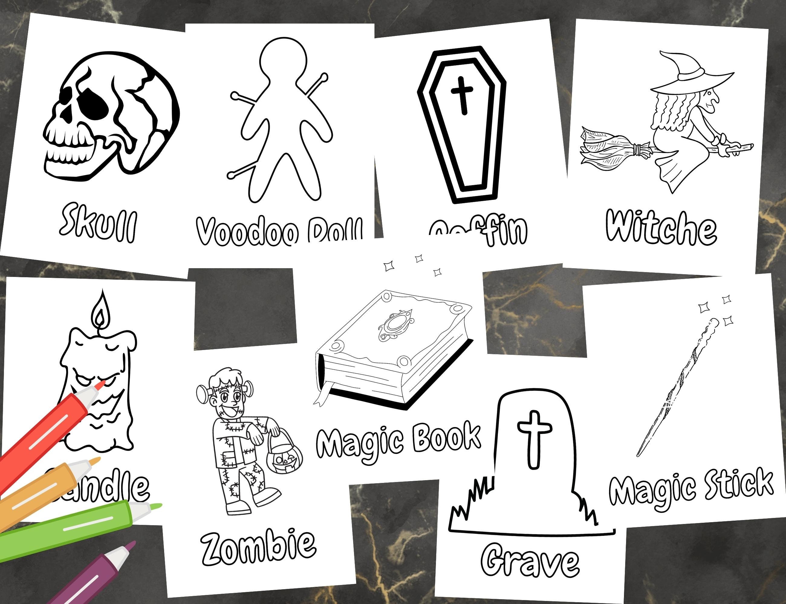 Halloween Coloring Pages, Halloween Activity , Printable Coloring Pages ...