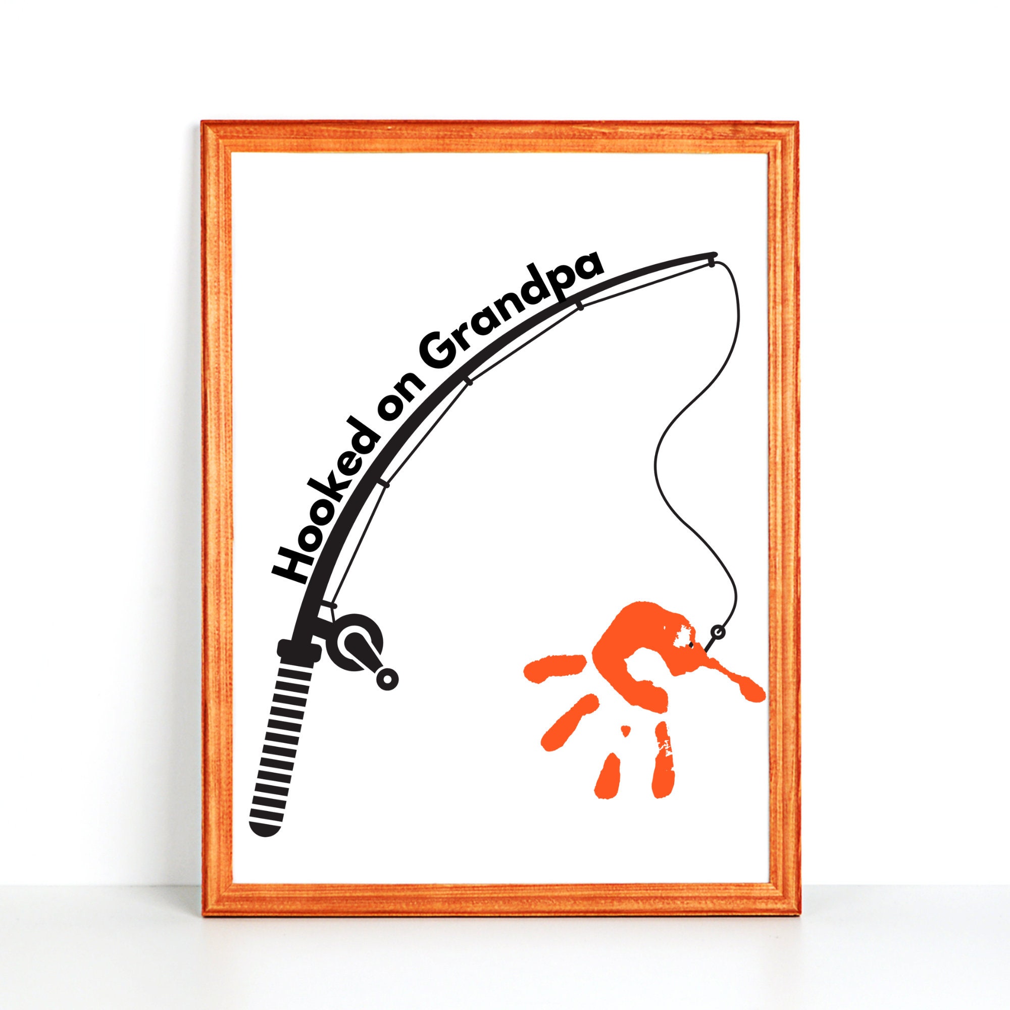 Hooked on Grandpa, Father's Day Gift, Gift for Grandpa, Grandpa's ...