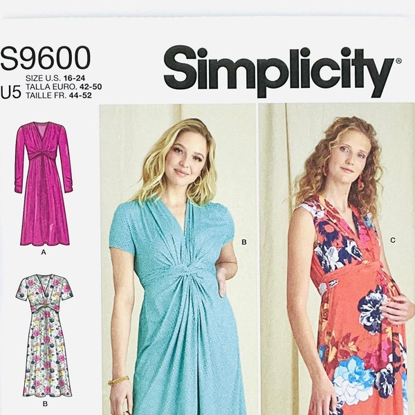 V Back Dress Pattern - Etsy