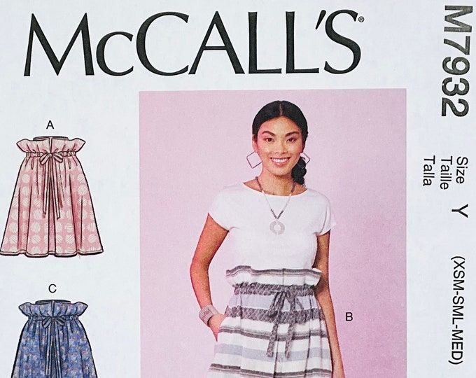 Simplicity 9683 Skirt Sewing Pattern for Women, Easy High Waisted Skirt ...