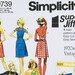 Simplicity 9739 Easy Back Wrap Dress or Jumper Sewing Pattern for Women ...