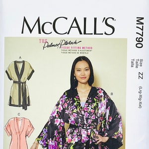 Mccall's 7790 Sewing Pattern, M7790 Misses' Kimono, Caftan, Robe ...
