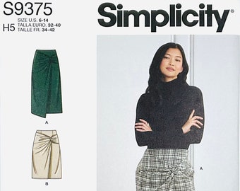 Simplicity 9683 Skirt Sewing Pattern for Women, Easy High Waisted Skirt ...
