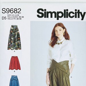 Simplicity 9682 Women's Pant Sewing Pattern, Skirt Sewing Pattern for ...