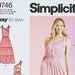 Simplicity 9715 High Waisted, Wide-leg Pants Sewing Pattern for Women ...