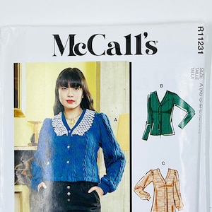 Mccall's 8247/R11231 - Misses' Cardigan, Size (xs-s-m-l-xl-xxl) - Etsy